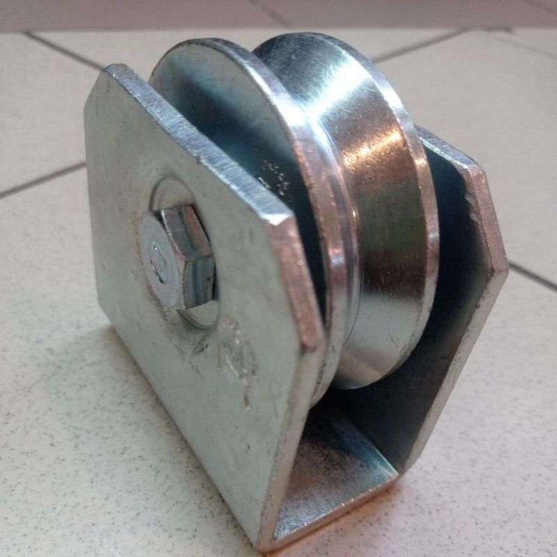 Jual roda pintu pagar/roda pintu gerbang/roda pagar besi/roda besi 3 ...