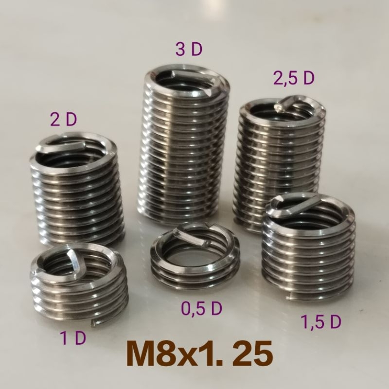 Jual Recoil Baut 12 M8x1.25 Stainless Steel | Shopee Indonesia