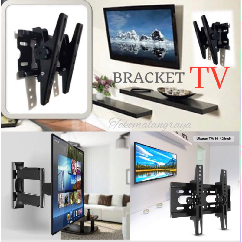 Jual bracket tv lcd dan led/bracket tv universal | Shopee Indonesia