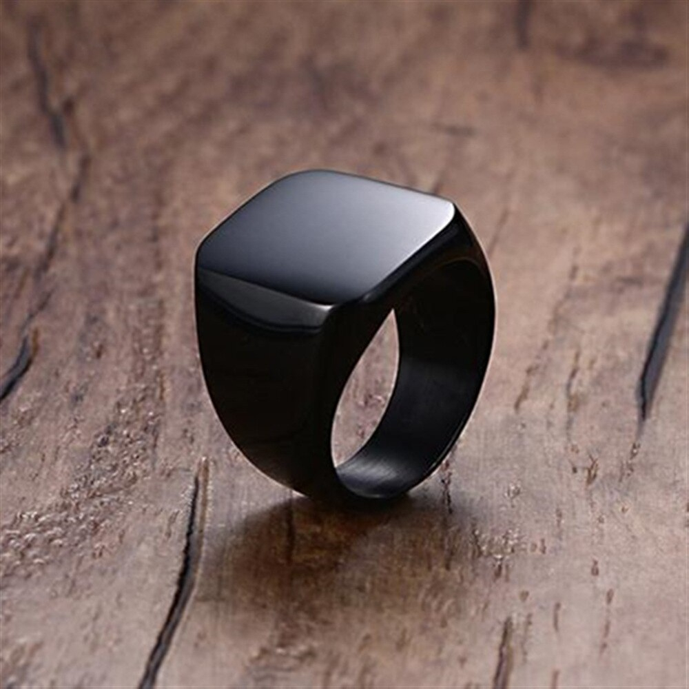 Jual Cincin Segi 4 Polos Alloy Lapis Chrome Murah / Cincin Kotak ...