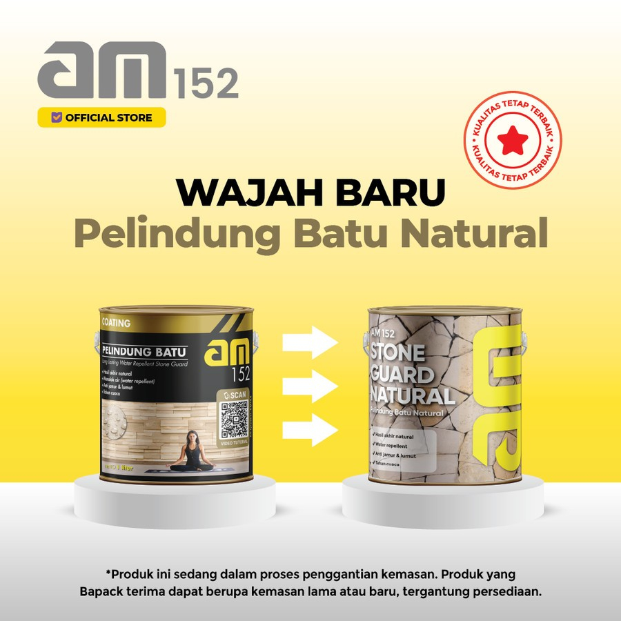 Jual Coating Batu Alam Natural AM 152 Ukuran 1liter | Shopee Indonesia