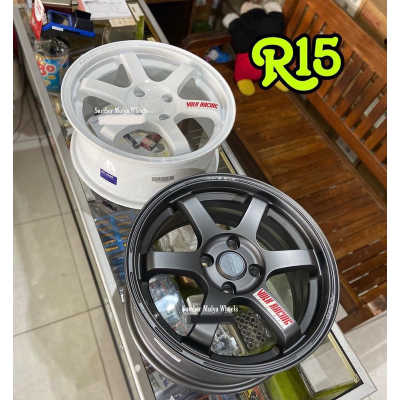 Jual (4pc) Velg R15 Volk TE37. Sumber Mulya Wheels. Velg mobil. toko ...
