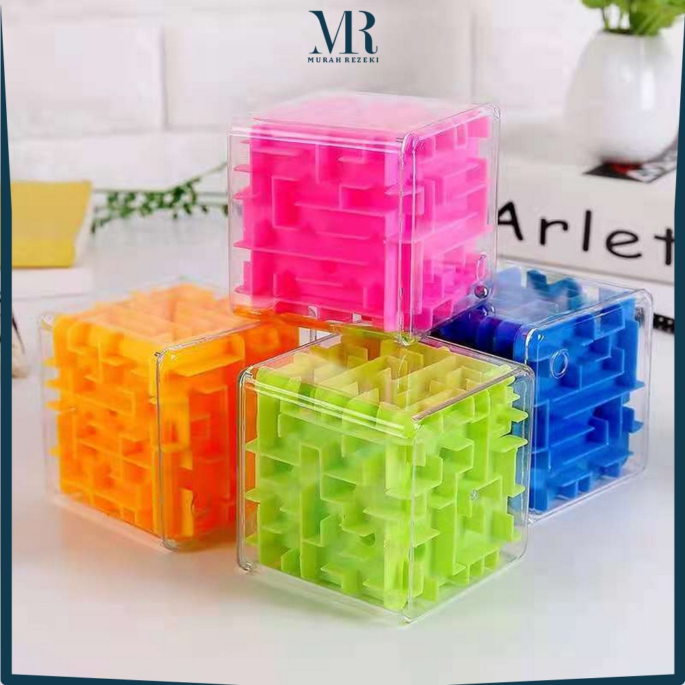 Jual Mainan Maze Puzzle Ball Labirin Transparan 3D / Mainan Jadul ...