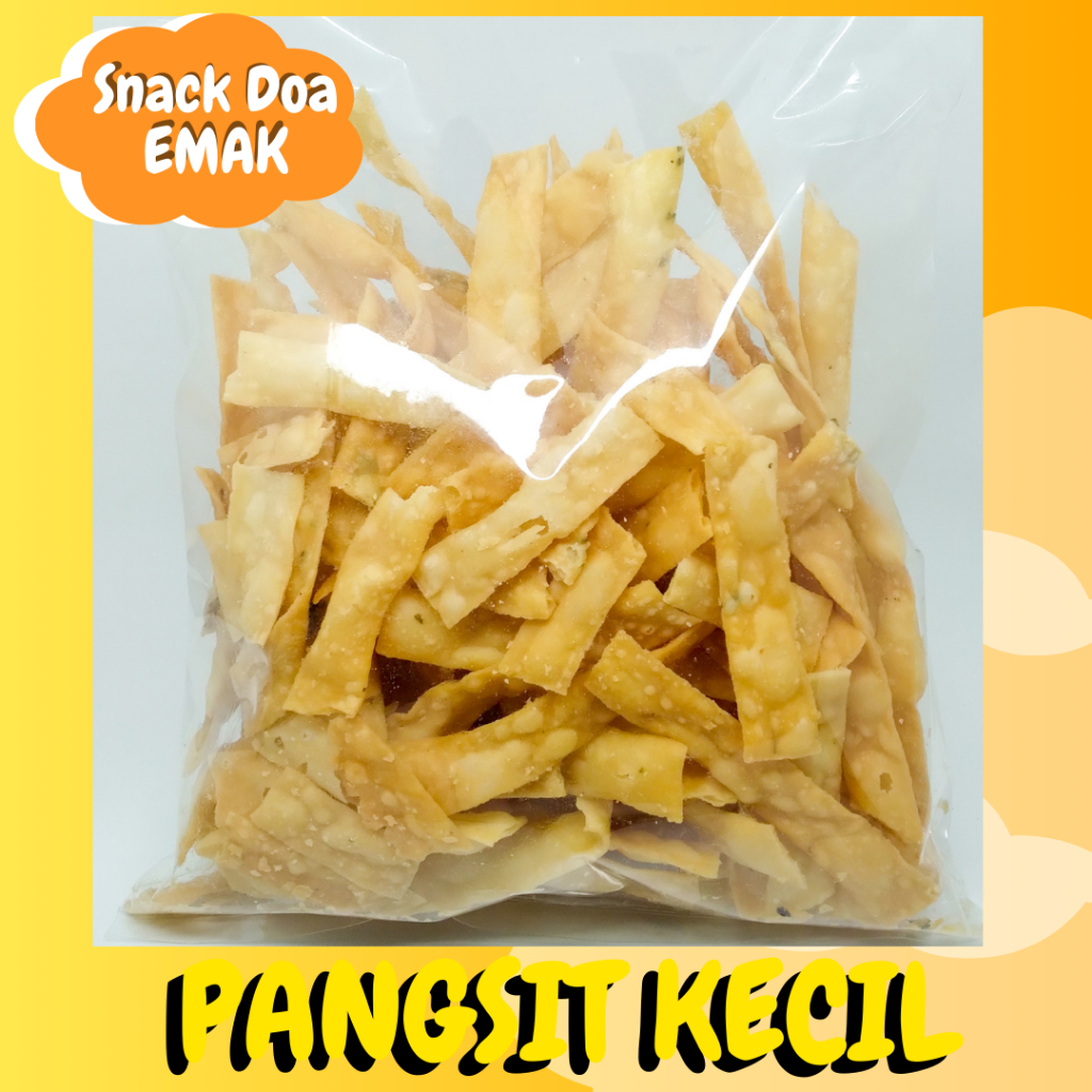 Jual KERIPIK PANGSIT / PANGSIT KECIL / KERIPIK (SNACK DOA EMAK ...