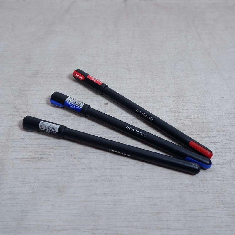 Jual PENTONIC PULPEN GEL-PEN WARNA ORIGINAL MADE IN INDIA | Shopee ...
