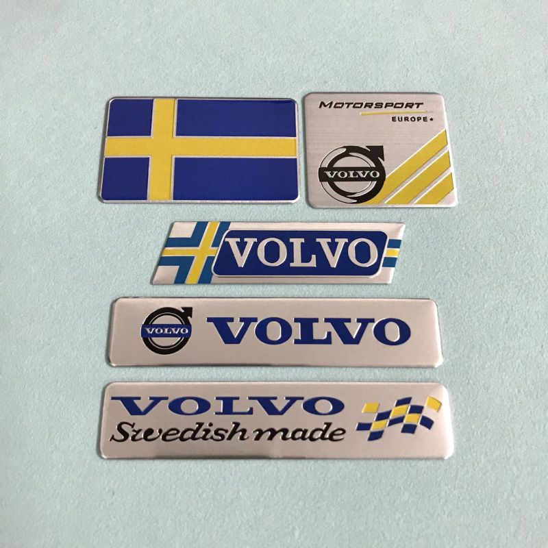 Jual Emblem 3D Alumunium Volvo Motorsport Swedish Made / Sticker Plat ...