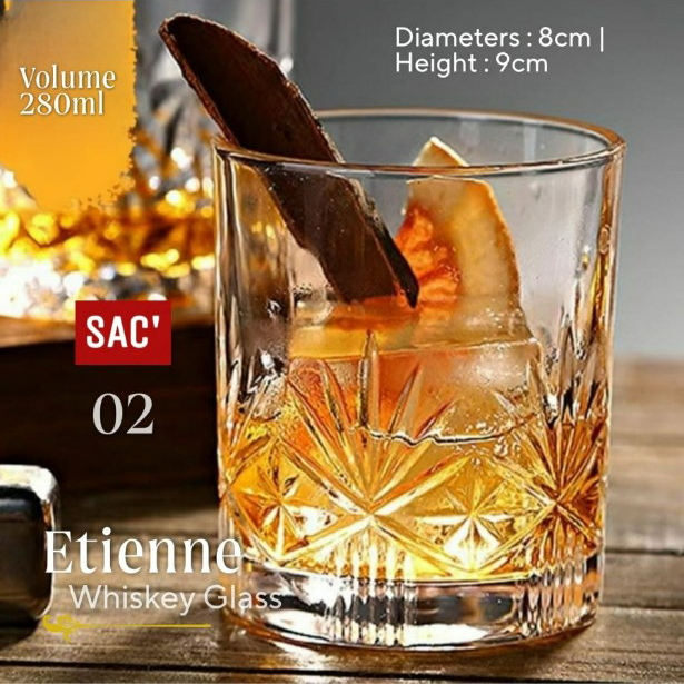 Jual 𝙎𝘼𝘾' Rhone Whiskey Glass Gelas Kaca Gelas Whisky Wine Beer Gelas ...