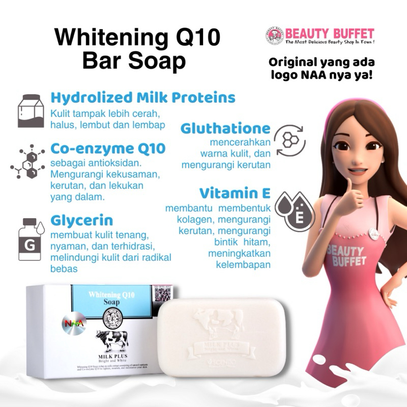 Jual BEAUTY BUFFET BAR SOAP (sabun susu sapi thailand) | Shopee Indonesia
