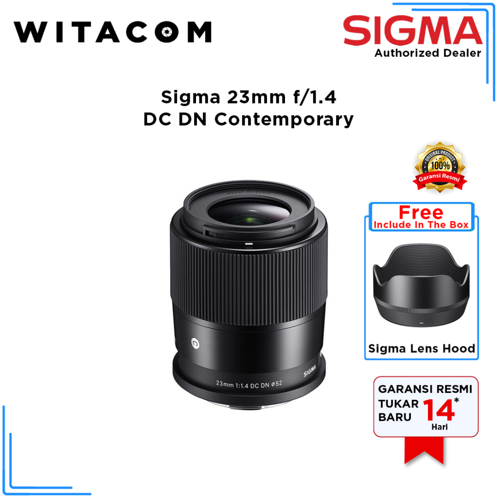 Jual Lensa Sigma 23mm f/1.4 DC DN (C) for Fujifilm X-Mount - Garansi ...