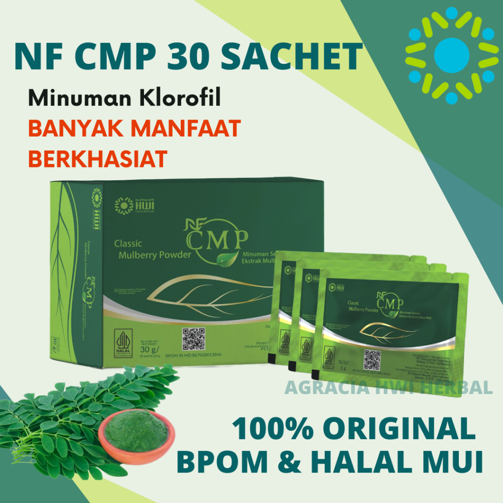 Jual NF CMP Chlorophyl Powder 100% ORIGINAL HWI (Menyembuhkan penyakit ...