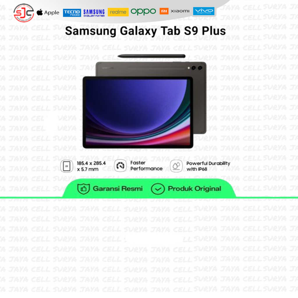 Jual Samsung Tab S9+ 5G (garansi resmi SEIN) | Shopee Indonesia
