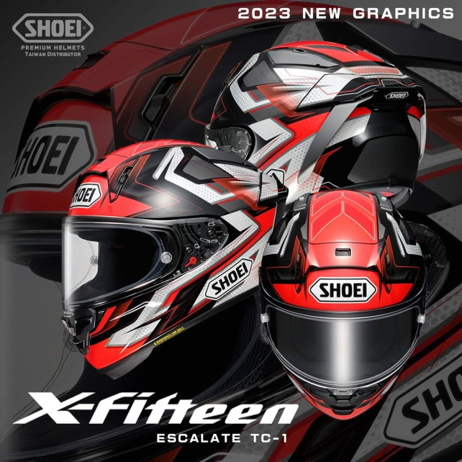 Jual HELM Shoei X-SPR Pro Escalate TC-1 | Shopee Indonesia