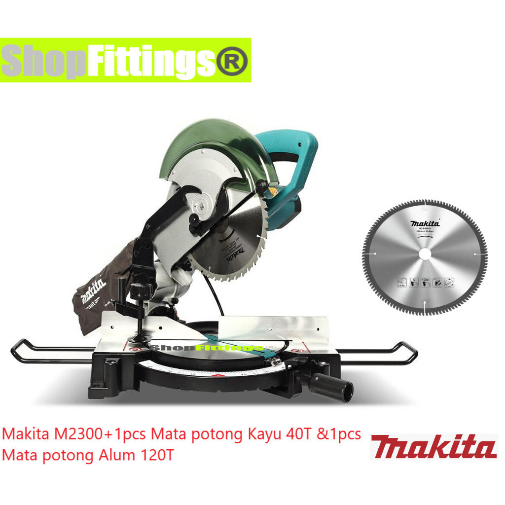 Jual Maktec MT 230 Mesin Miter Saw Mitre Potong Alumunium Kayu or Makita M 2300 B | Shopee Indonesia