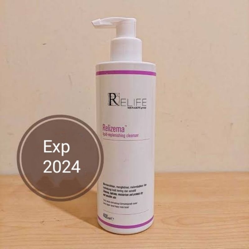 Jual RELIFE RELIZEMA LIPID REPLINISHING CLEANSER 400ML | Shopee Indonesia