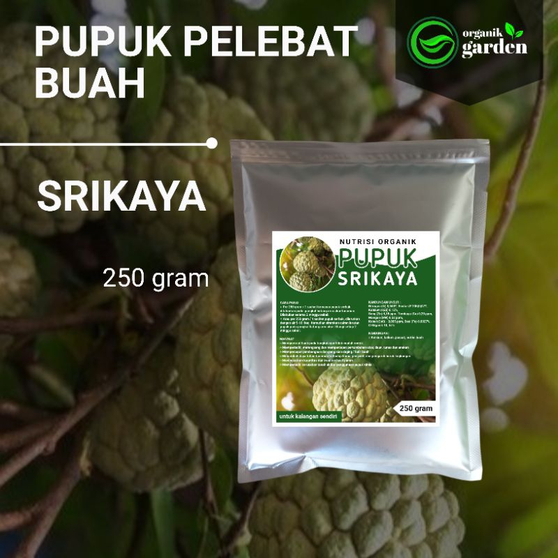 Jual pupuk pelebat buah SRIKAYA | booster melebatkan secara maksimal 250gram | Shopee Indonesia