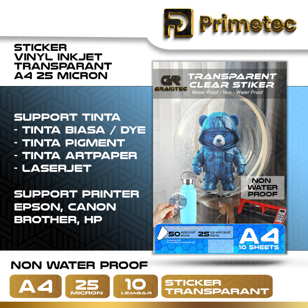 Jual Kertas Sticker Vinyl Transparan - Sticker Vinyl Transparant ...
