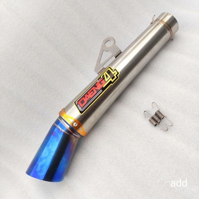 Jual Open pipe DAENG SAI4 / NLK conical exhaust pipe canister only 51mm ...