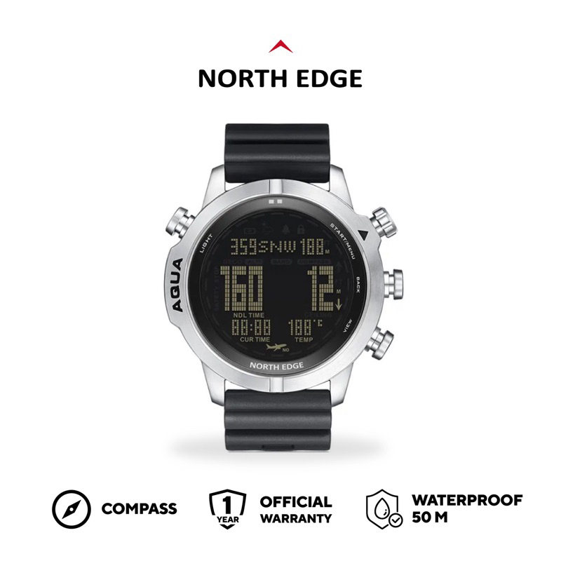 Jual North Edge AQUA Compas Watch Digital | Shopee Indonesia