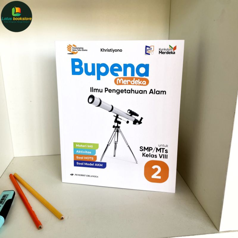 Jual Seri Bupena Merdeka SMP Kelas 8 - Matematika IPA IPS Indonesia English - Penerbit Erlangga ...