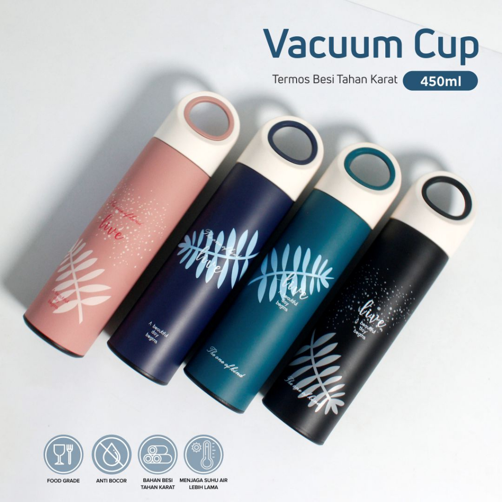 Jual CaTalina Thermos Travel Botol Minum Vacuum Flask Stainless 450ml ...