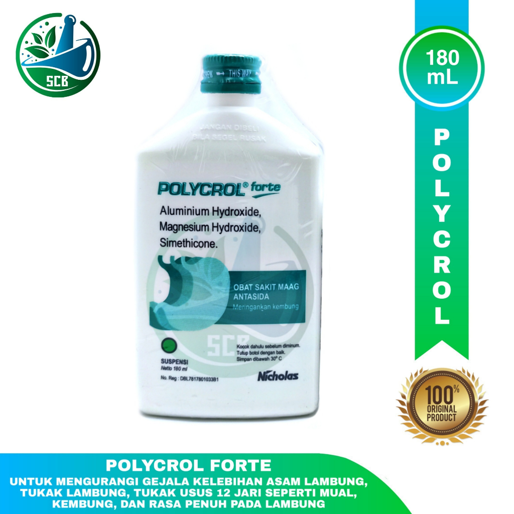 Jual Polycrol Cair - Obat Maag, asam & nyeri lambung | Shopee Indonesia
