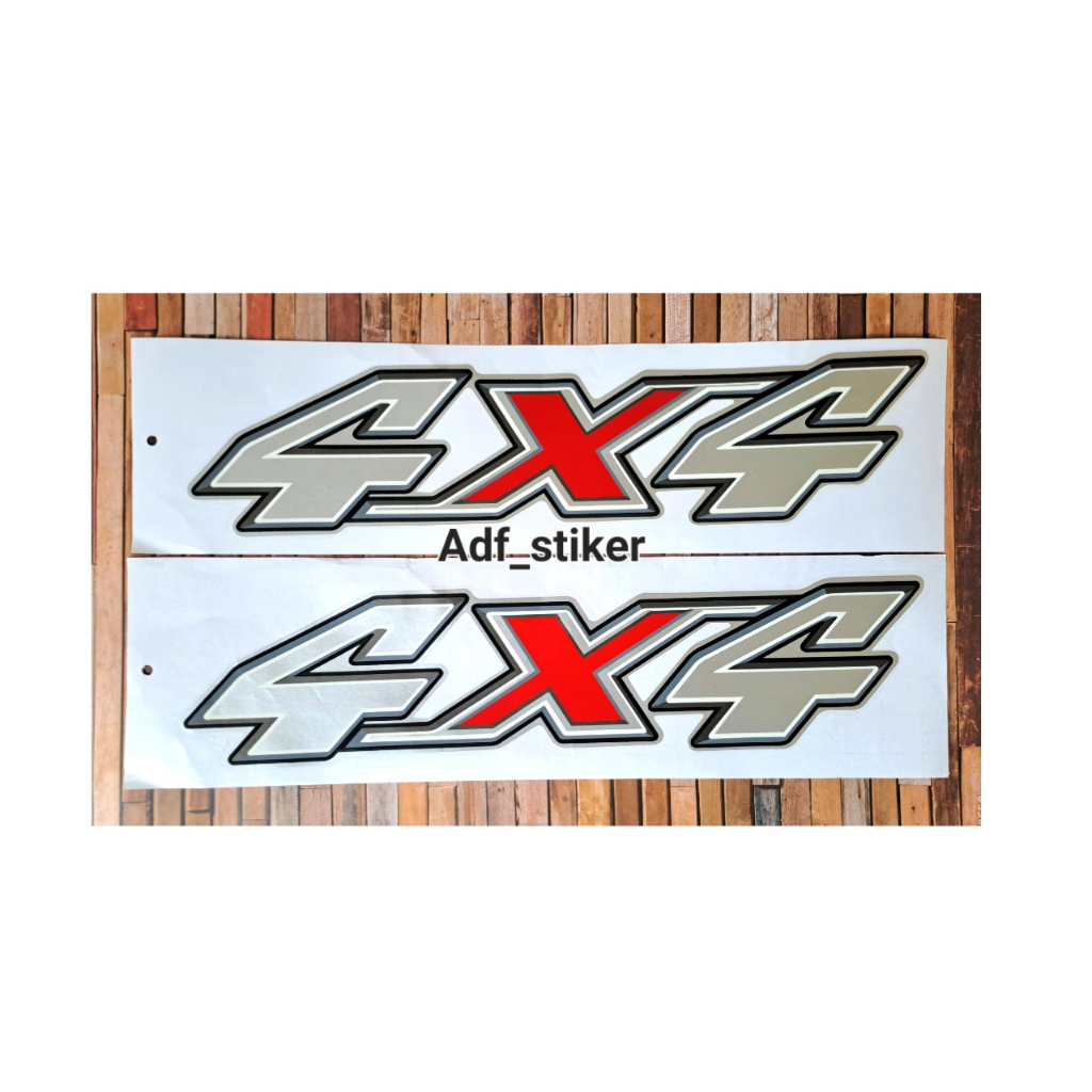 Jual Stiker hilux 4x4 / stiker toyota hilux 4x4 / stiker 4x4 Hilux ...