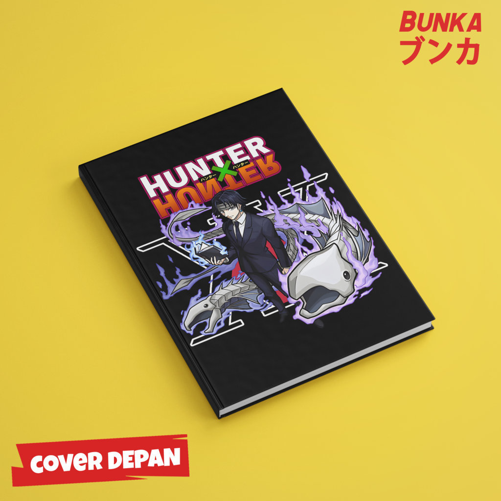 Jual Note Book Aesthetic Anime Hunter x Hunter Chrollo Lucilfer Design ...