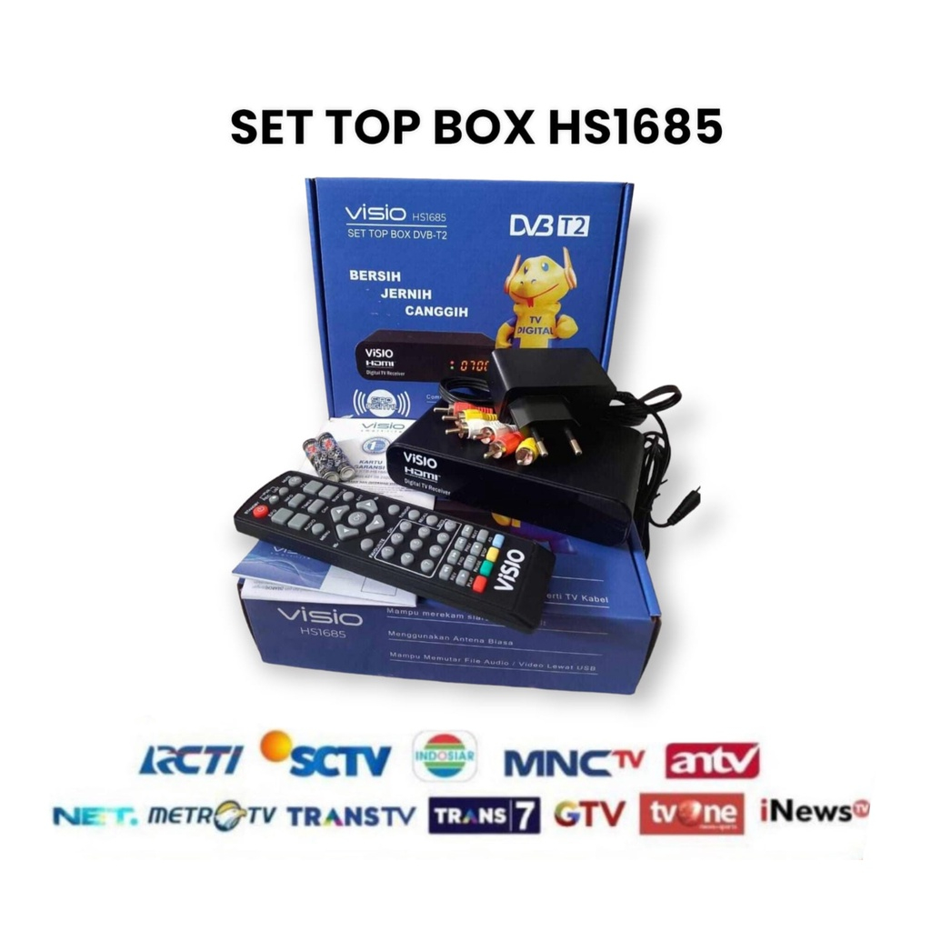 Jual SET TOP BOX VISIO HS1685 - PROMO OktoGercep | Shopee Indonesia
