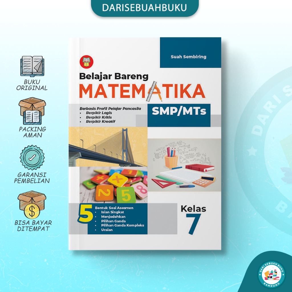 Jual Buku MATEMATIKA SMP Kelas 7 - Suah Sembiring - Kurikulum Merdeka ...