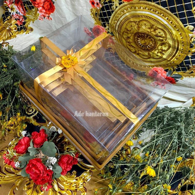 Jual BOX PARSEL KOTAK HANTARAN SESERAHAN PERNIKAHAN SET MIKA LENGKAP ...