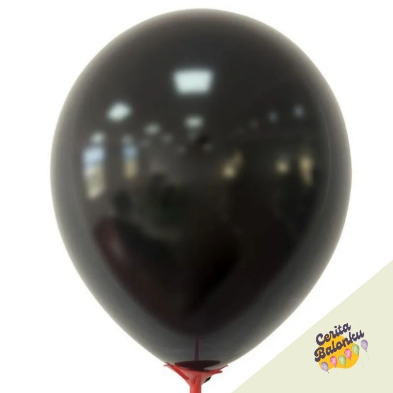 Jual balon latex dof hitam isi 10 pcs | Shopee Indonesia