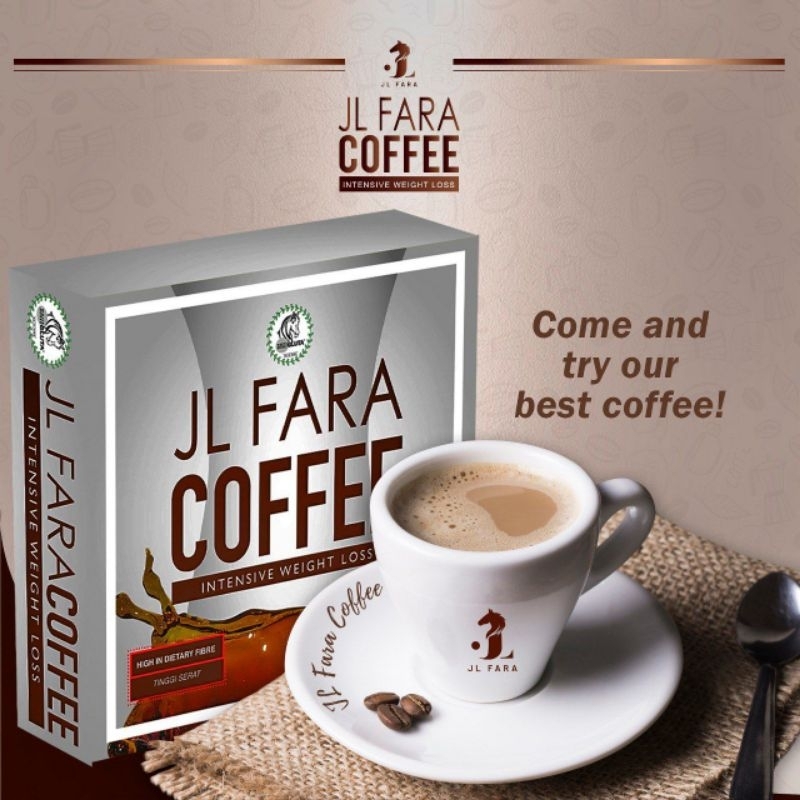 Jual JL Fara Coffee | kopi kesehatan | Kopi Pelangsing | isi 1box (12 ...