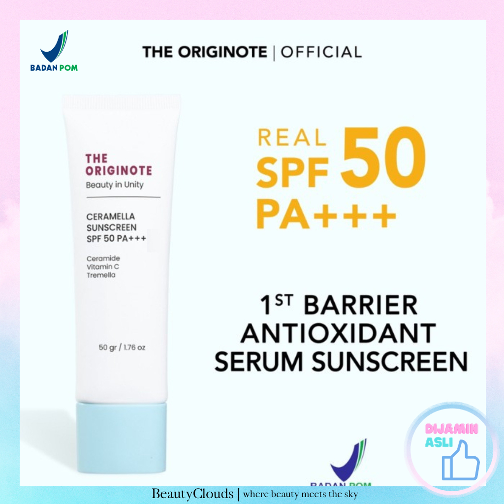 Jual [READY] THE ORIGINOTE Ceramella Sunscreen SPF50 PA+++ Serum ...