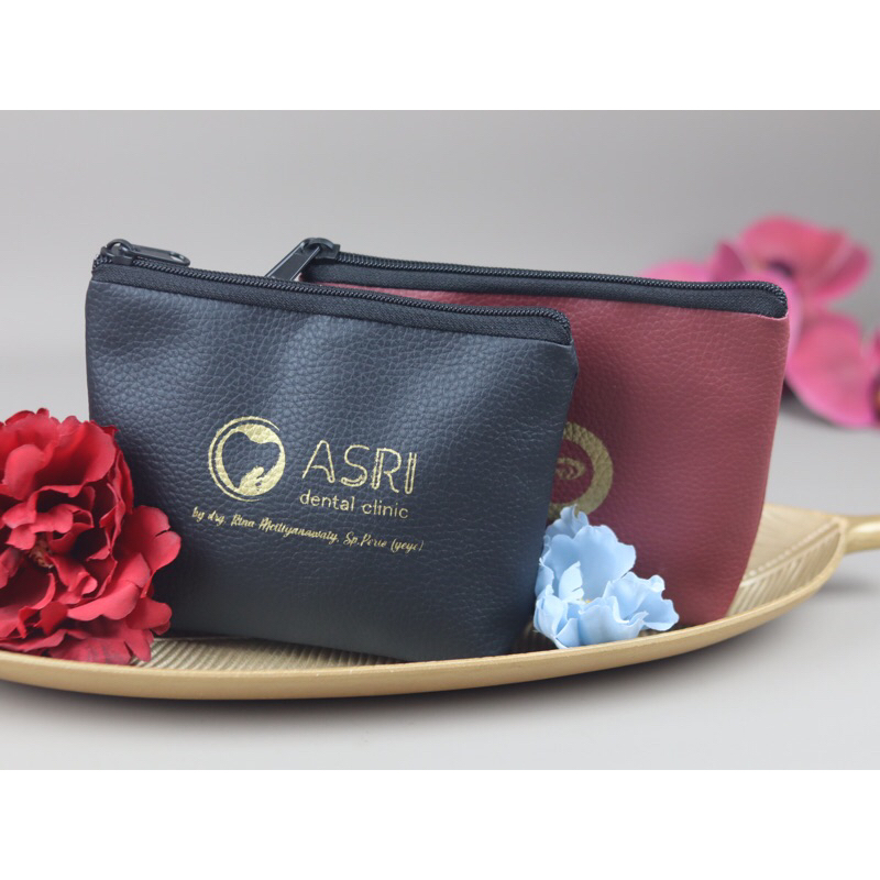 Jual Souvenir pouch sablon dompet kulit vynil custom warna & sablon ...