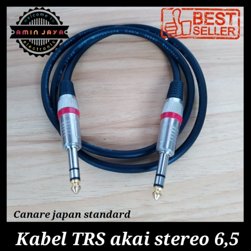 Jual Kabel jack akai stereo TRS 6,5 / kabel jack akai to akai | Shopee Indonesia