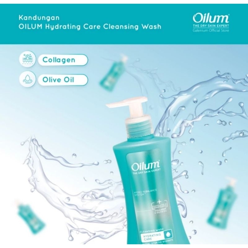 Jual OILUM Body Wash Hydrating Care Botol Pump 210ml | Shopee Indonesia