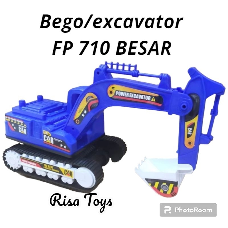 Jual MAINAN ANAK BEGO/EXCAVATOR BESAR FP 710 DAN FP 711, MAINAN BEGO ...