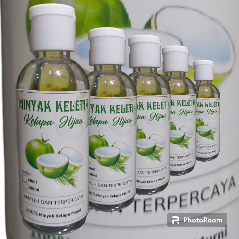 Jual Minyak Keletik Kelapa ijo / hijau Asli Kelapa hijau Herbal Alami ...