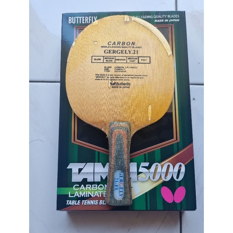 Jual TERLANGKA Blade pingpong Buttergly Gergely 21 ORI Japan | Shopee ...