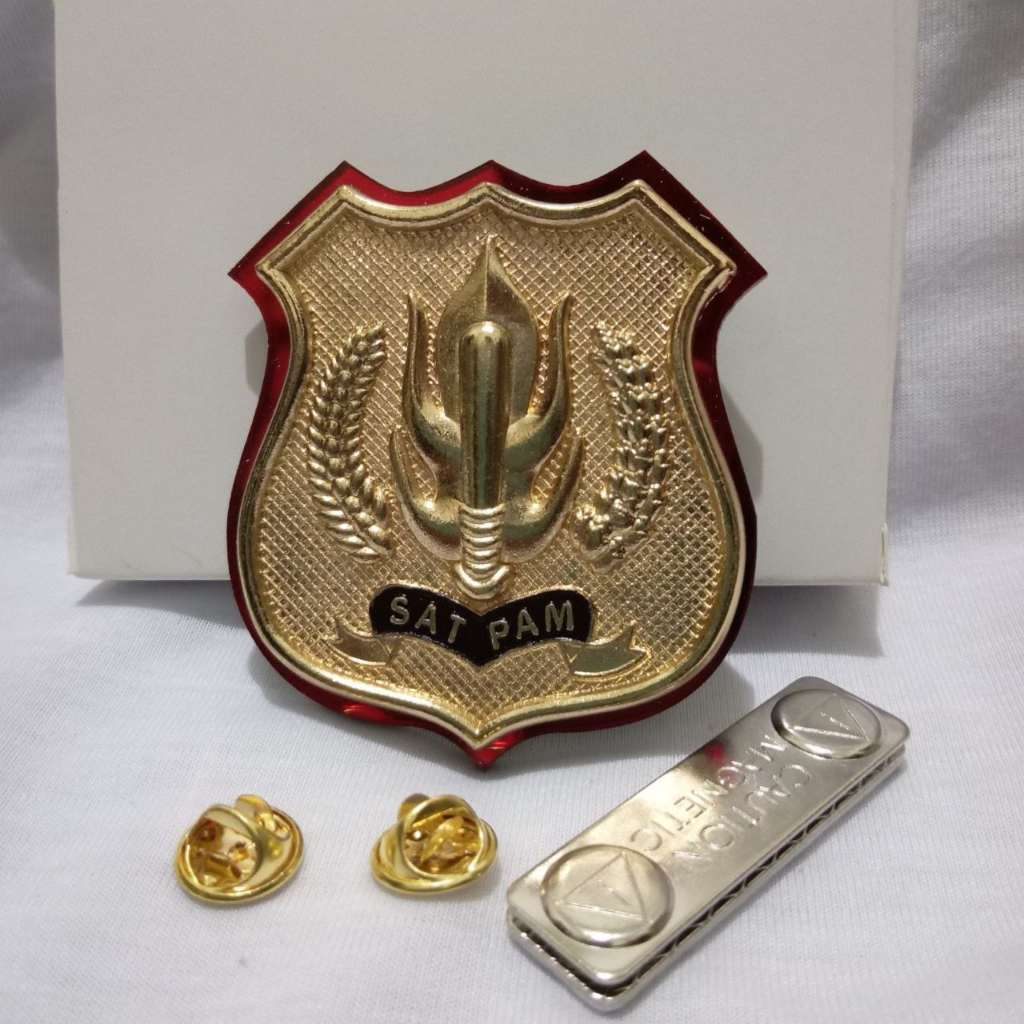 Jual KEWENANGAN SATPAM SECURITY GOLD COR MIKA AKRILIK (TERBARU ...