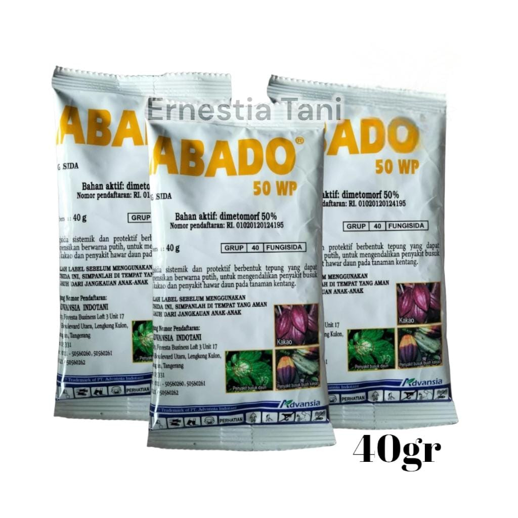 Jual Abado 50wp 40gr Fungisida Sistemik Dimetomorf 50% Obat Busuk Daun ...