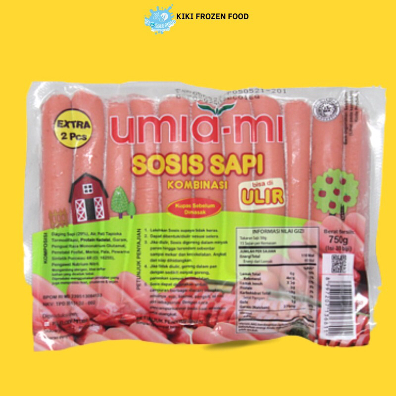 Jual Sosis sapi ulir umiami extra 2pcs / Sosis ulir umiami | Shopee ...