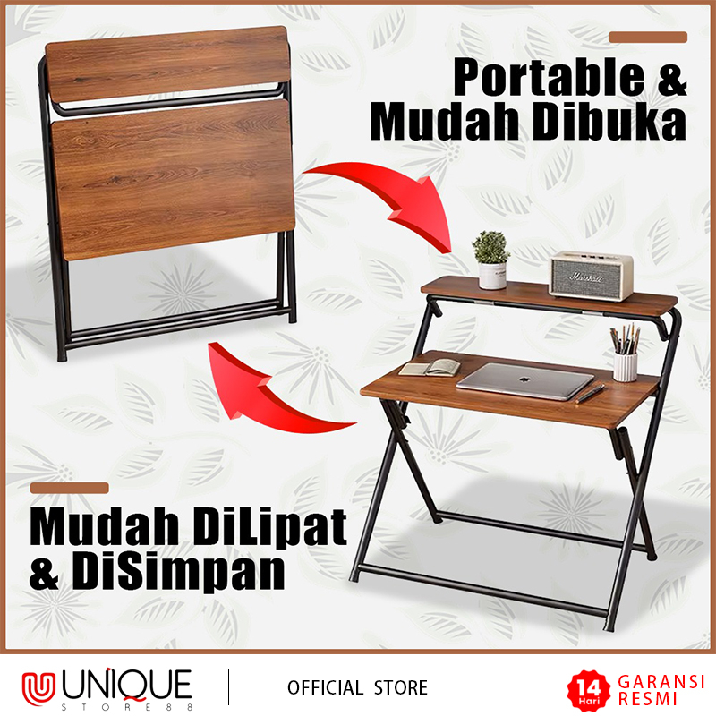 Jual Meja Laptop Meja Lipat Portable Meja Belajar Foldable Computer ...