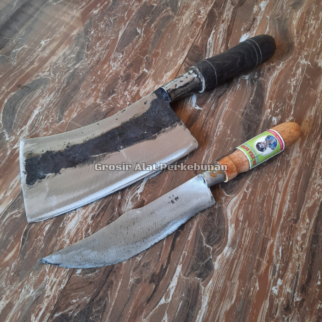 Jual HEMAT Pisau Potong Tulang 8mm Gratis Pisau Seset Kulit - Paket Isi ...
