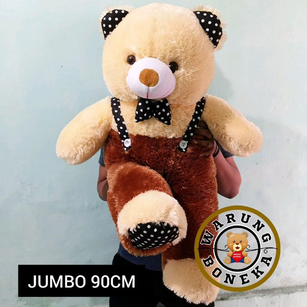 Jual Boneka Jumbo Beruang Teddybear Jojon Ukuran Jumbo 90cm Set Hadiah ...