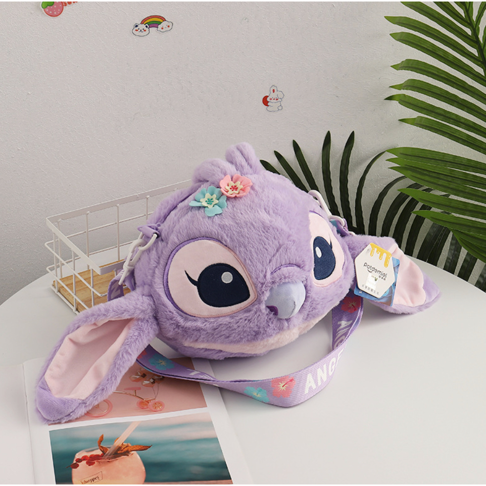 Jual TAS SLEMPANG STITCH & STITCH ANGEL HEAD | Shopee Indonesia