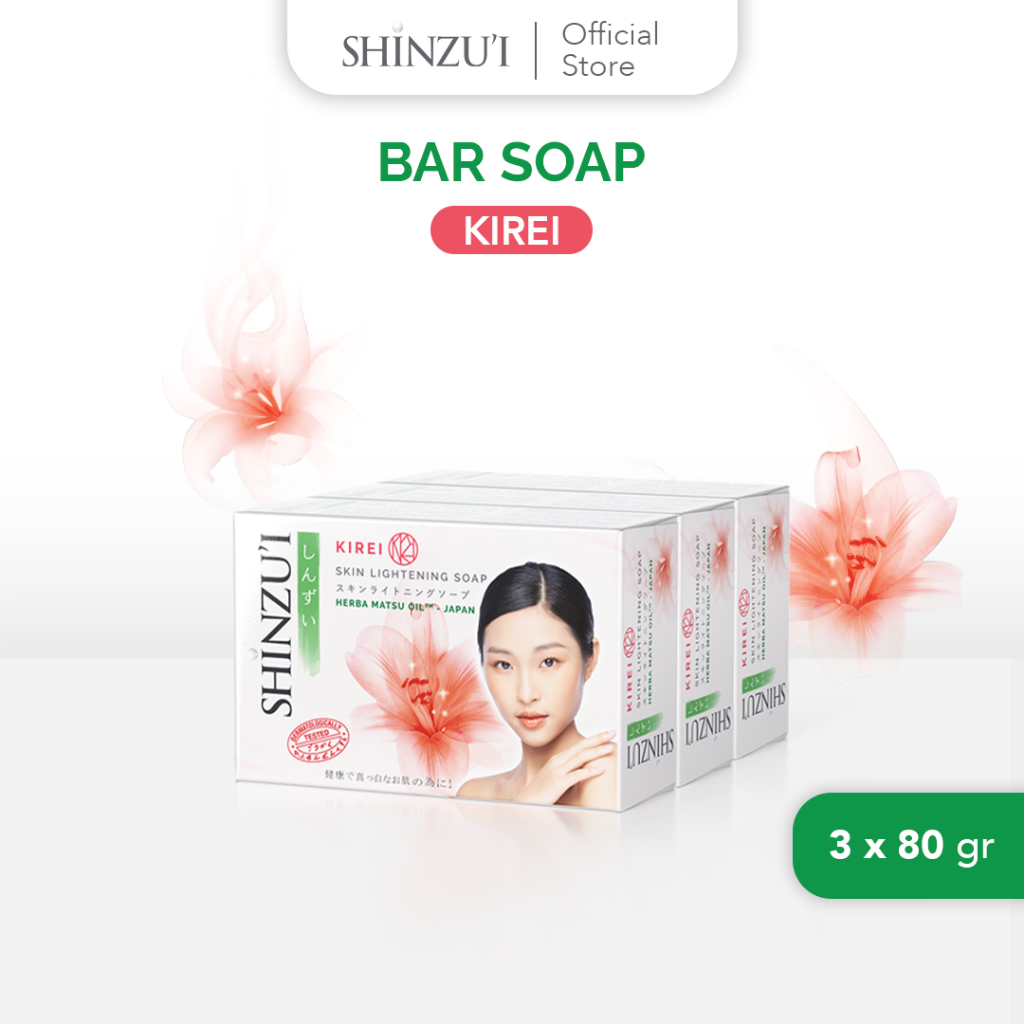 Jual Shinzui Bar Soap Kirei 80gr 3pcs | Shopee Indonesia