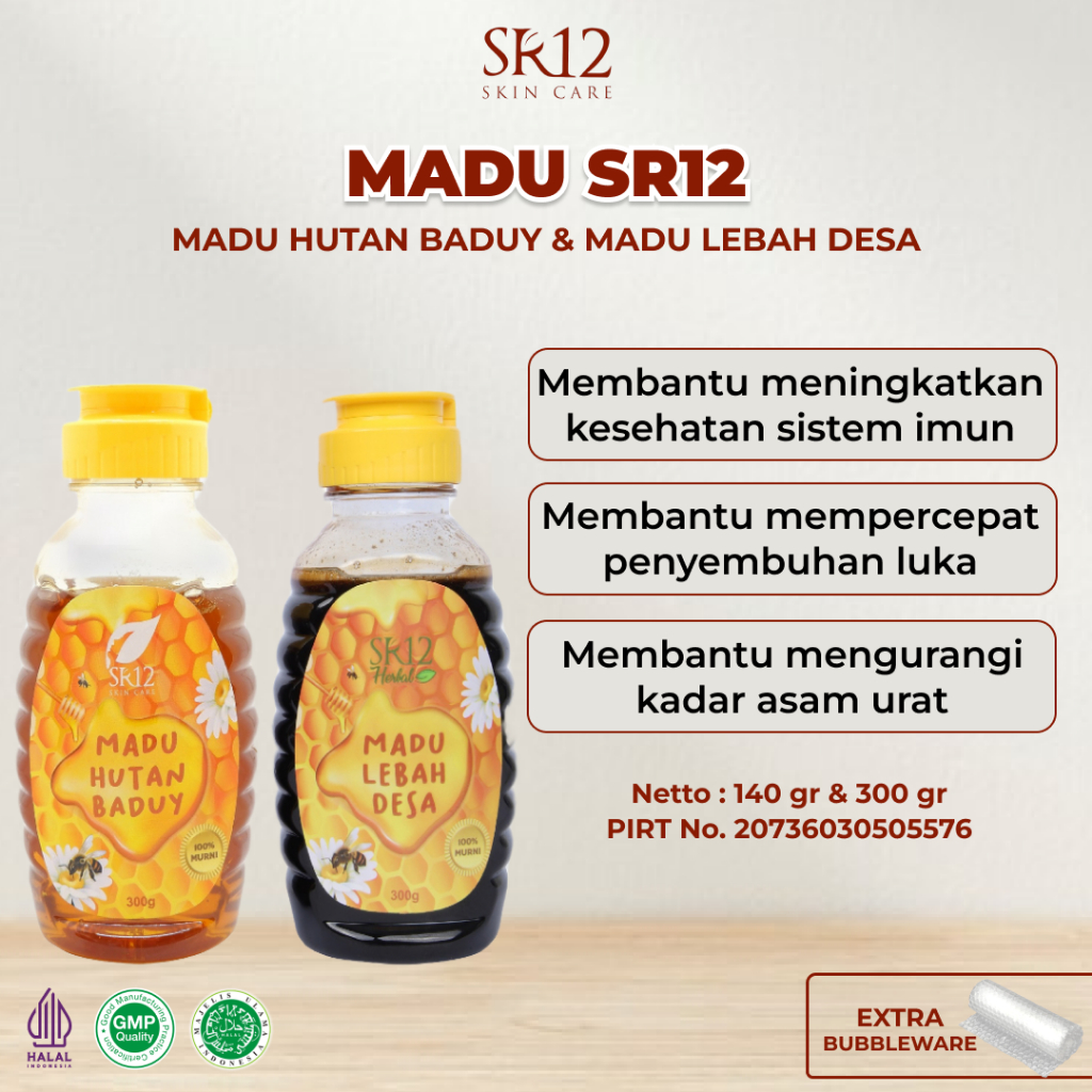 Jual MADU LEBAH DESA SR12 ASLI BERBPOM..!!! MADU HUTAN BADUY / MADU ...