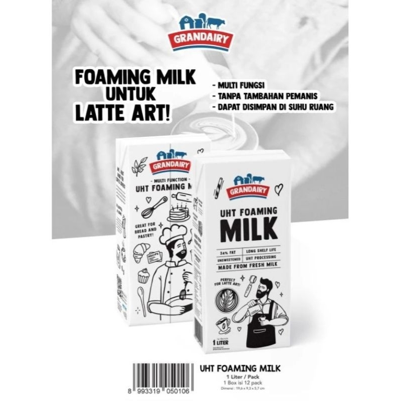 Jual Susu Grand Dairy/GRANDAIRY Foaming milk 1L | Shopee Indonesia