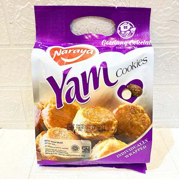 Jual NARAYA COOKIES 280gr Rasa Green Pea Yam Cheese Chocolate Peanut ...